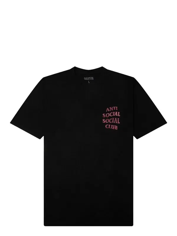 ANTI SOCIAL SOCIAL CLUB Rhinestone T-shirt - Black