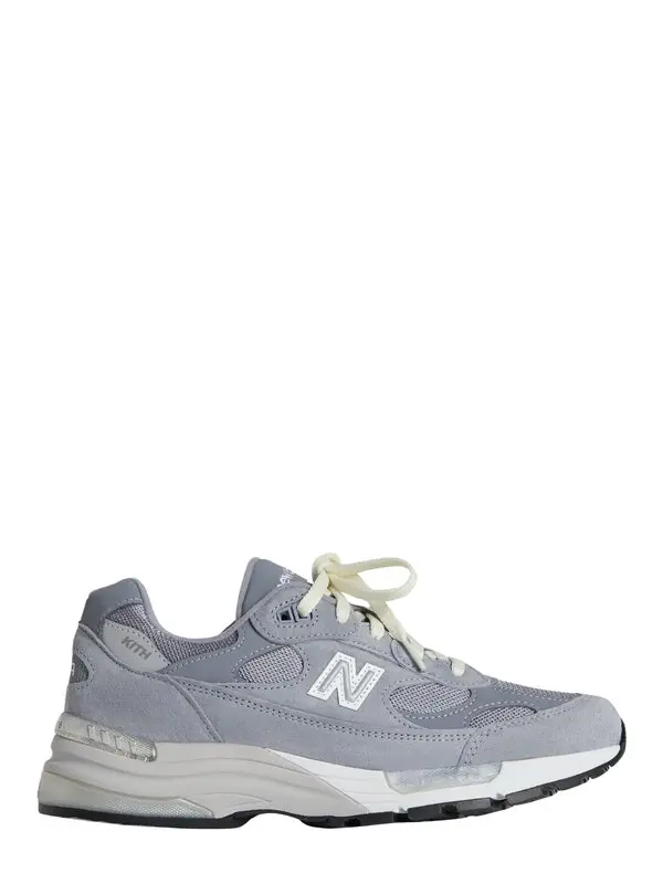 NEW BALANCE Kith X 992 Made In Usa "argon" Sneakers - Grey