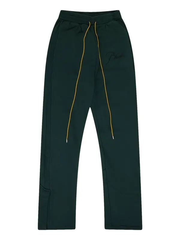 Rhude Script Logo Sweatpants - Green