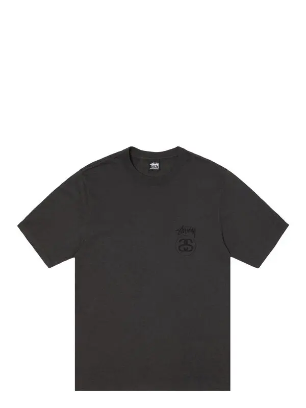 StÜssy Stock Link Pigment Dyed Tee - Black