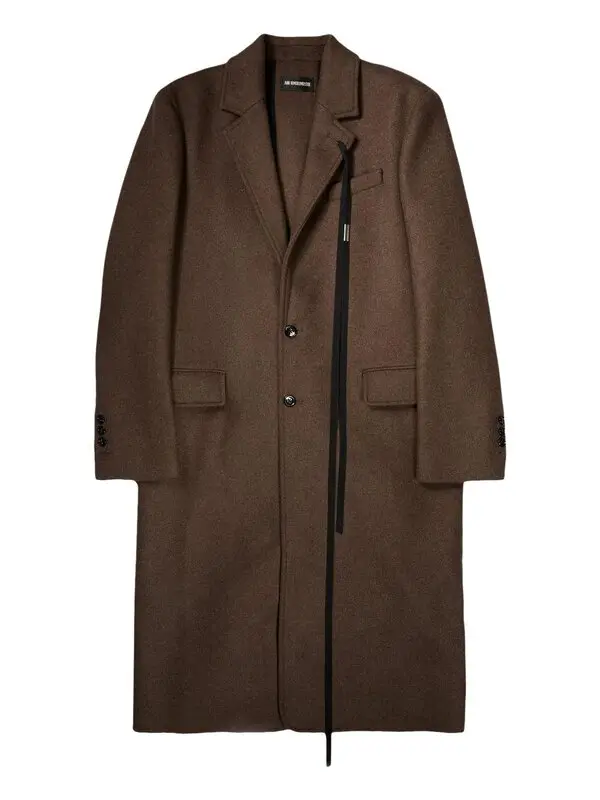 ANN DEMEULEMEESTER Baaf Straight Tailored Coat - Brown