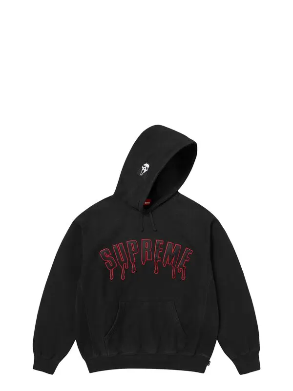 Supreme Ghostface Arc Hooded Sweatshirt - Black