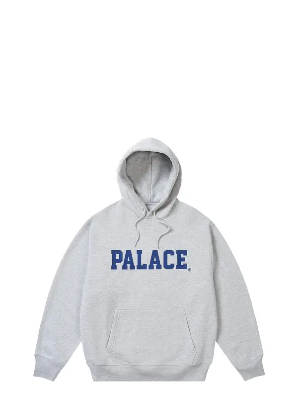 PALACE University Hooded Sweatshirt - Grey