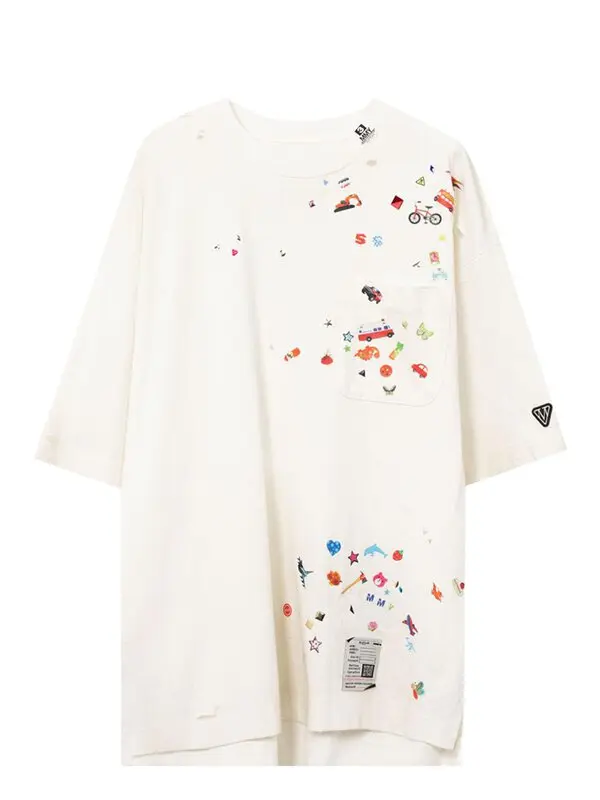 Mihara Yasuhiro Graphic Print T-shirt - White