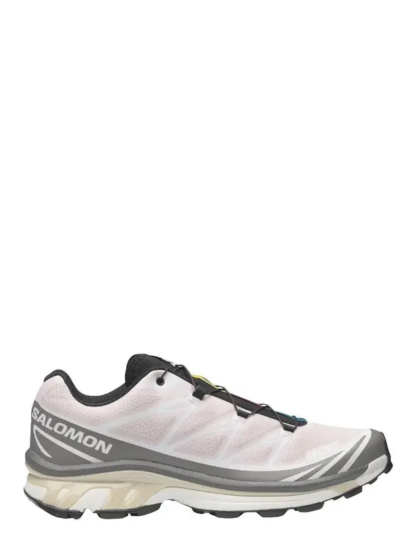 SALOMON Xt-6 "cloudburst Icy Pink" Lace-up Athletic Sneakers - Grey