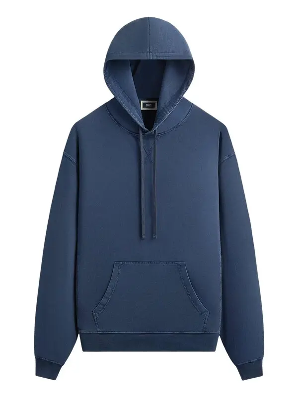 Kith Indigo Micro Fleece Williams Iii Hoodie - Blue