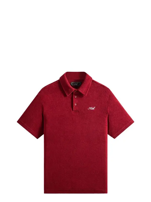 Kith Textured Terry Polo - Red