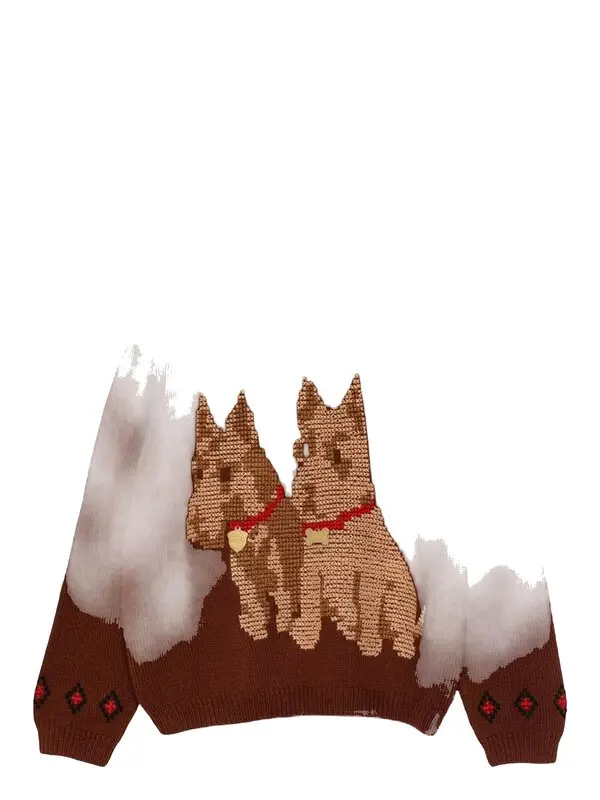 BODE Scottie Pullover Knit - Brown