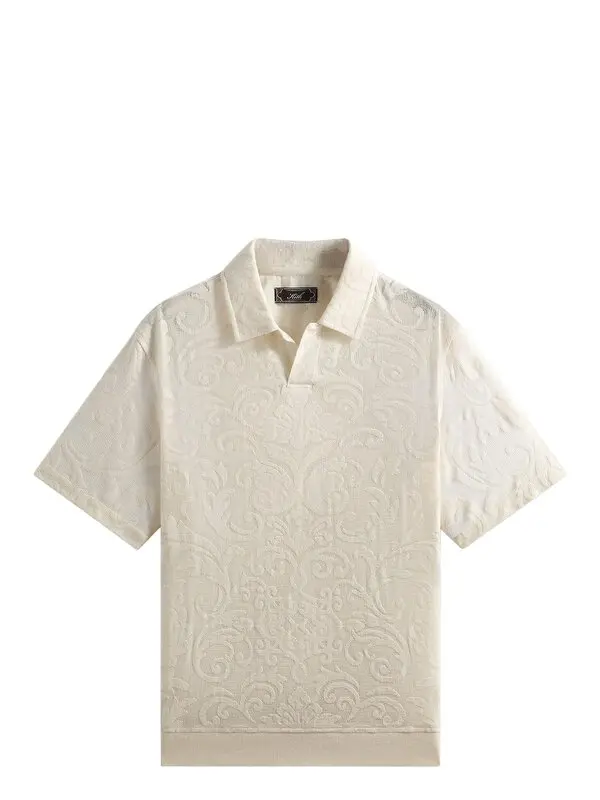 Kith Knit Lace Polo - Cream