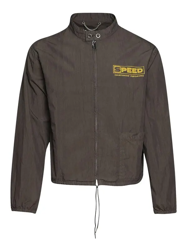 MAISON MARGIELA Zip-up Sports Jacket - Brown