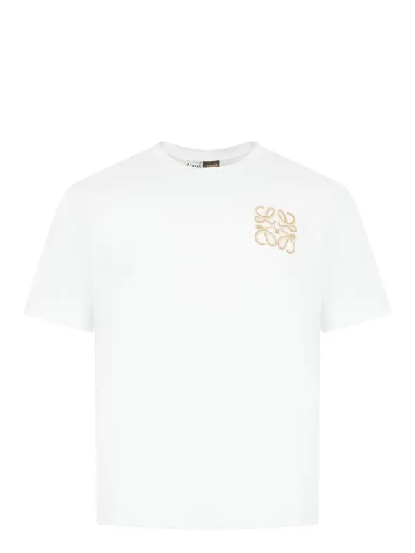 Loewe Relaxed Fit T-shirt With Logo Detail - White