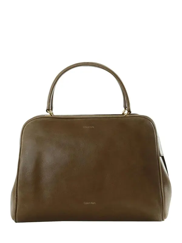 Calvin Klein America Satchel - Brown