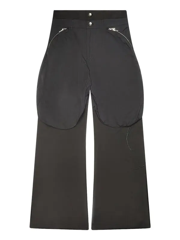 FFFPOSTALSERVICE Bolsu Layered Trousers - Black