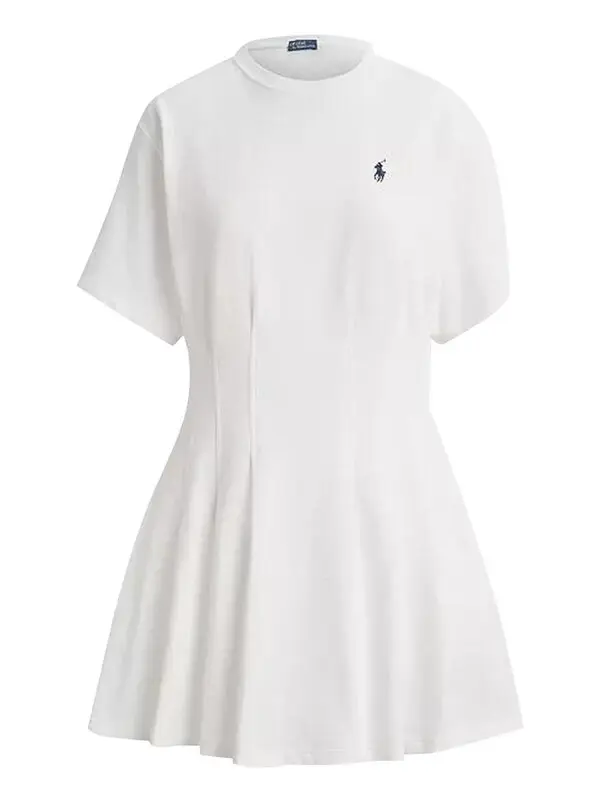 Polo Ralph Lauren Jersey Knit T-shirt Dress - White