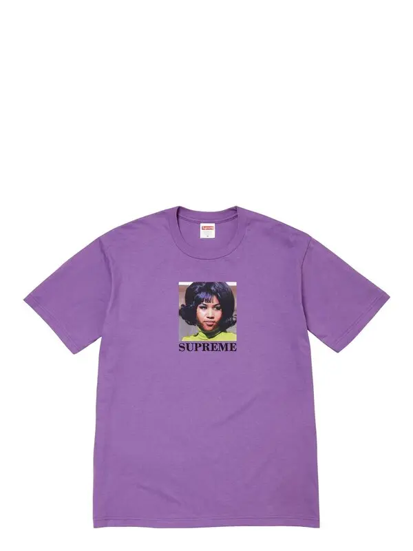 Supreme Graphic Print T-shirt - Purple