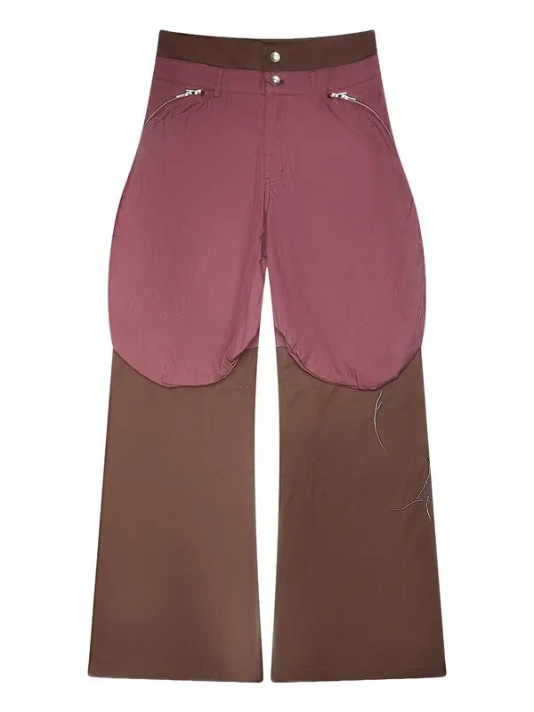 FFFPOSTALSERVICE Bolsu Double Layered Trousers - Brown