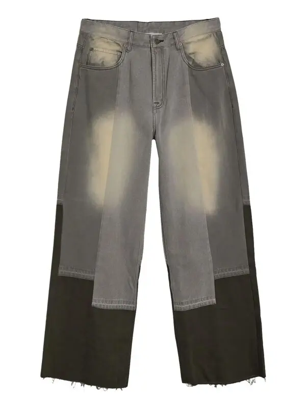 GLASS CYPRESS Paneled Jeans - Grey