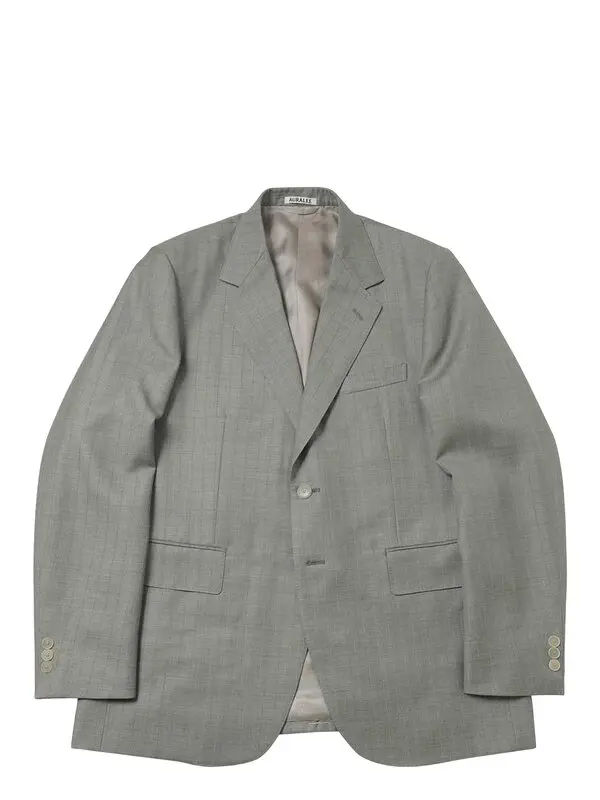 Auralee Bluefaced Wool Jacket - Tan