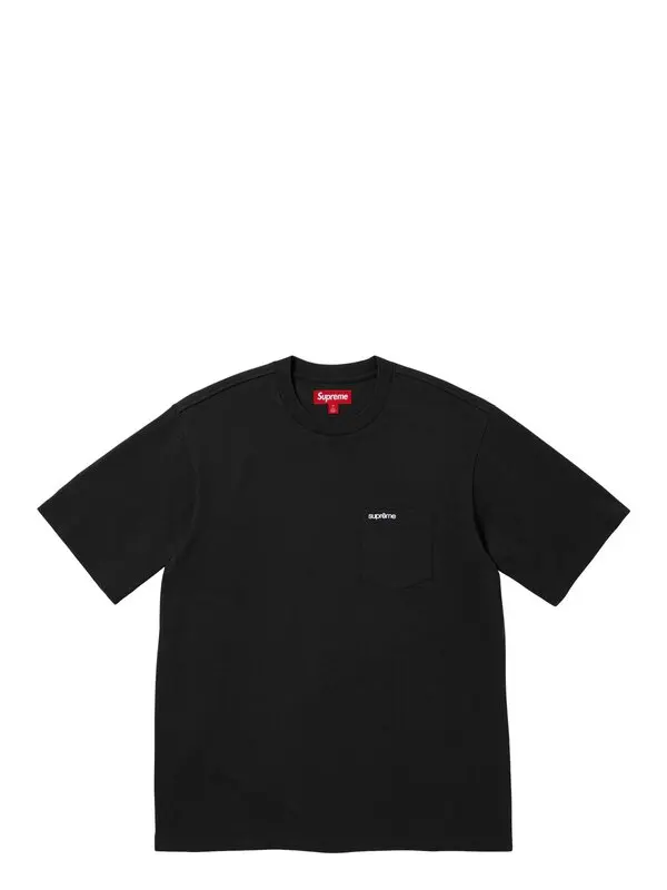 Supreme Short-sleeve Pocket Tee - Black