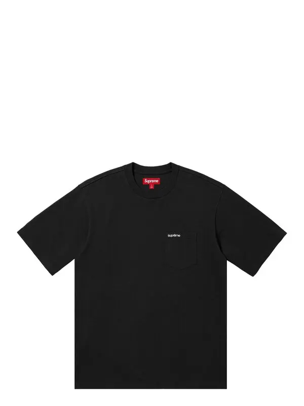 Supreme Short-sleeve Pocket Tee - Black