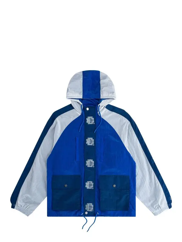 ERIC EMANUEL Ee Nylon Hooded Windbreaker - Blue