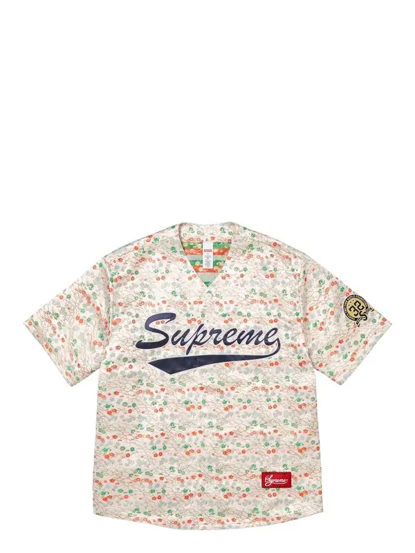 Supreme Floral Jacquard Jersey - White