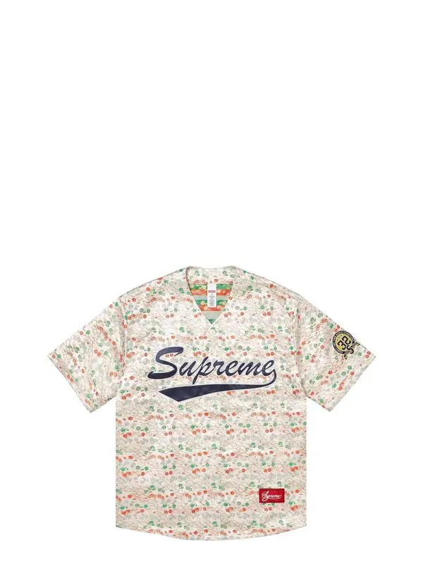 Supreme Floral Jacquard Jersey - White