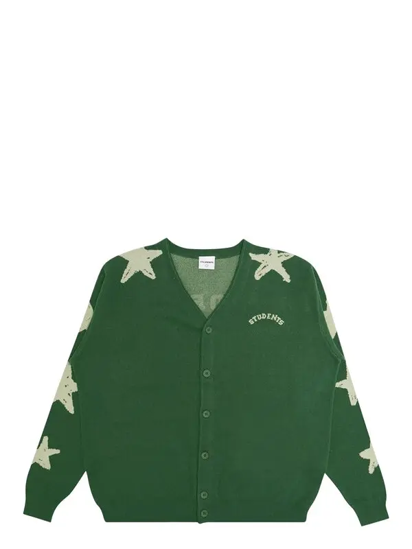 STUDENTS Dexter" Cardigan - Green