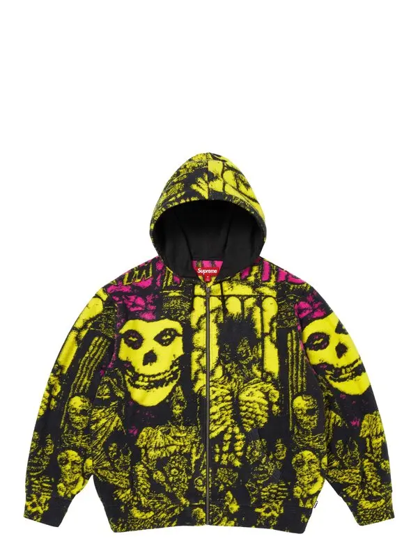 Supreme X The Misfits Zip Up Hooded Sweater - Multicolor