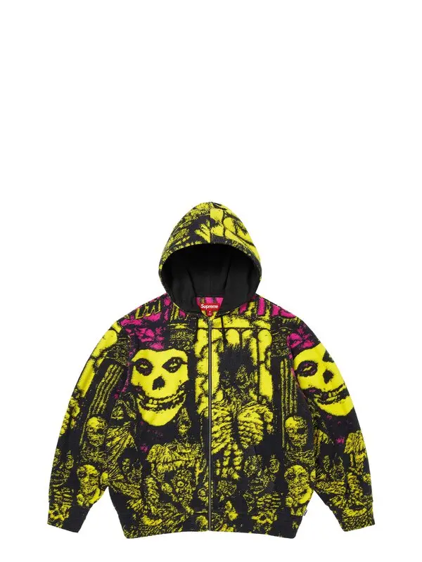 Supreme X The Misfits Zip Up Hooded Sweater - Multicolor