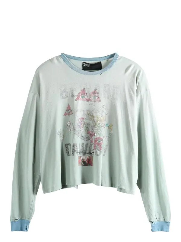 PALY HOLLYWOOD Long-sleeve Graphic Tee - Blue