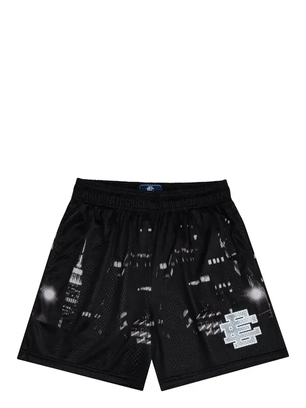ERIC EMANUEL Ee Basic Short With Cityscape Print - Black