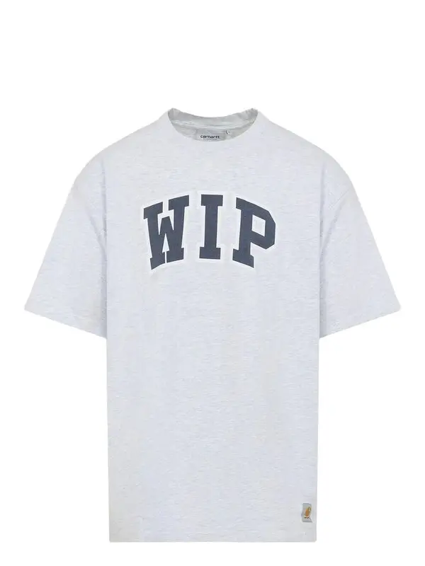 Carhartt Work In Progress Wip" Graphic T-shirt - Grey