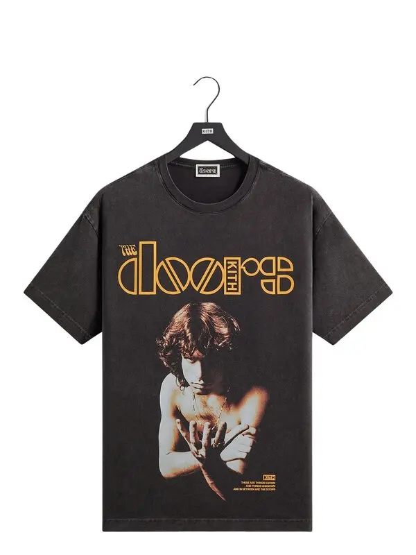 Kith X The Doors Morrison Self-titled Graphic Tee - Black