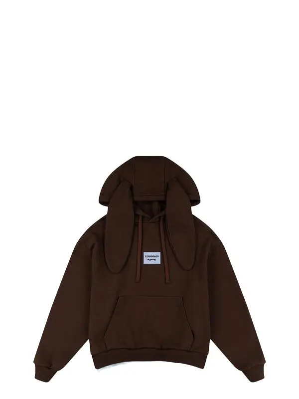CHARLES JEFFREY Rabbit Ears Hoody - Brown