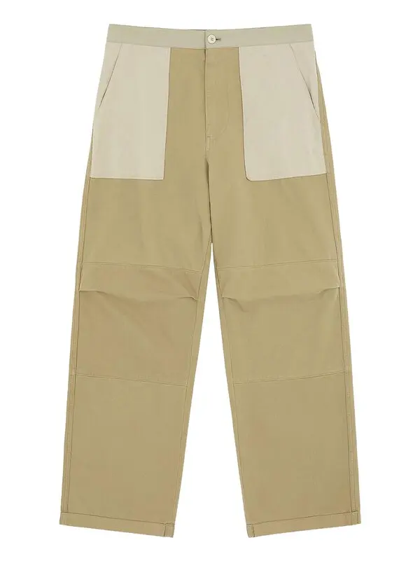 MAISON MARGIELA Color Blocked Tailored Pants - Tan