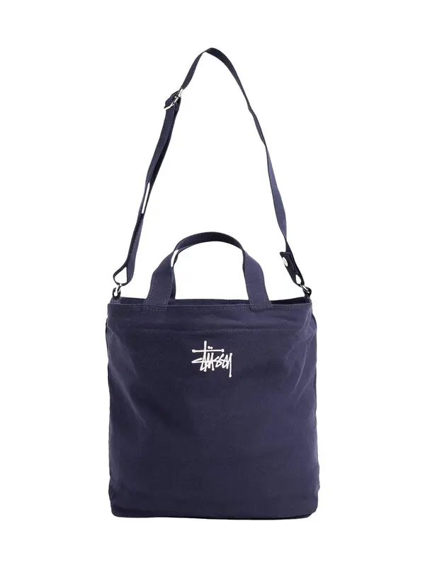 StÜssy Canvas Tote Bag With Adjustable Strap - Blue