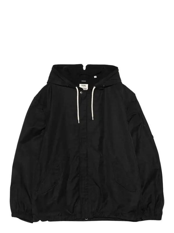 Nanamica Nylon Twill Hooded Jacket - Black