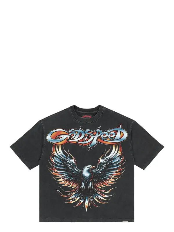 GODSPEED Eagle Graphic T-shirt - Black