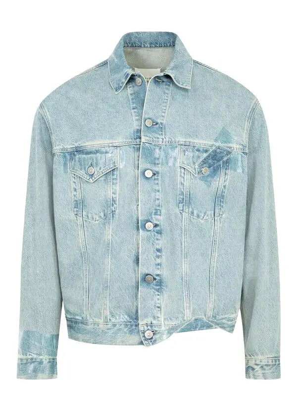 MAISON MARGIELA Denim Trucker Jacket - Blue