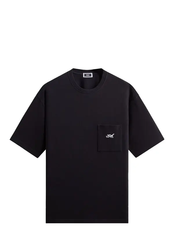 Kith Quinn Tee With Pocket Detail - Black