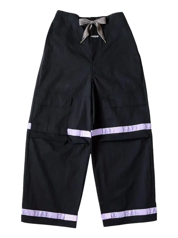 Kapital Rip Stop Nouvelle Shuttle Pants - Black