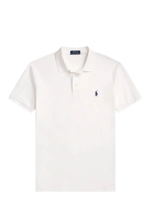 Polo Ralph Lauren Short Sleeve Stretch Mesh Polo - White