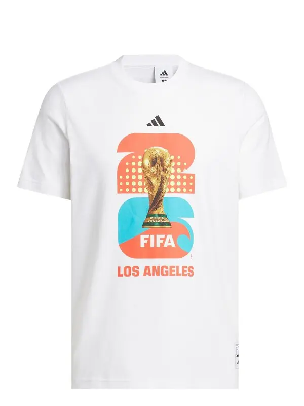 Adidas Fifa World Cup 26 Host City Los Angeles Graphic T-shirt - White