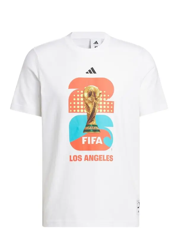 Adidas Fifa World Cup 26 Host City Los Angeles Graphic T-shirt - White