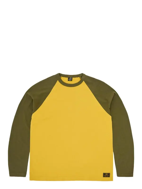 CORTEIZ Stencil Raglan Long-sleeve - Yellow