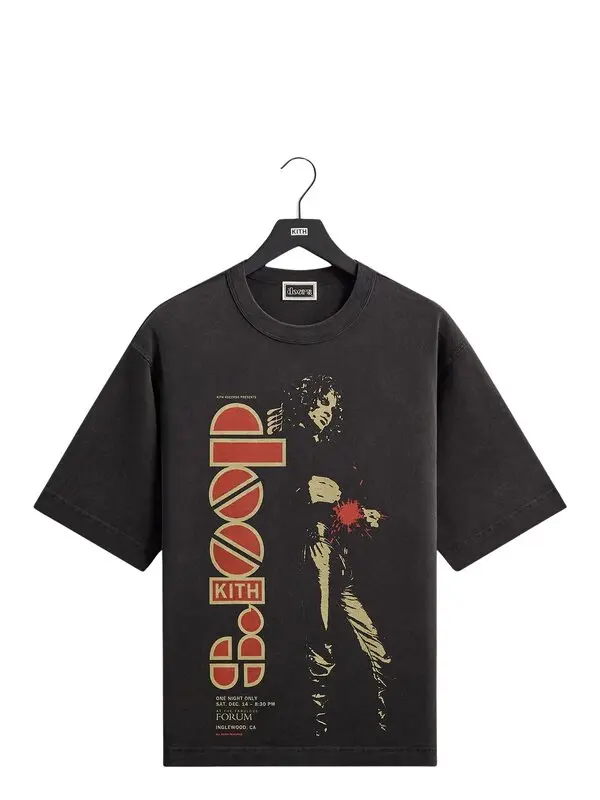 Kith Records Presents The Doors Live In Hollywood Alex Tee - Black