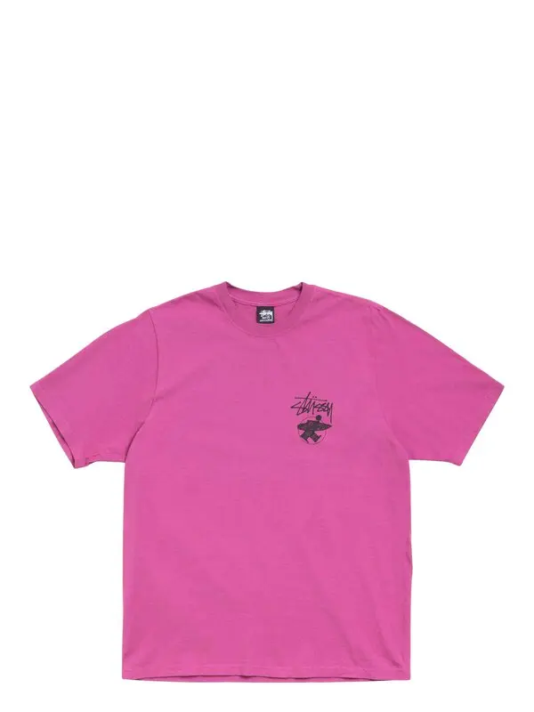 StÜssy Long Haul Pigment Dyed T-shirt - Pink