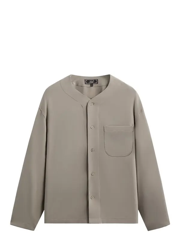 Kith Double Crepe Maddock Shirt - Brown