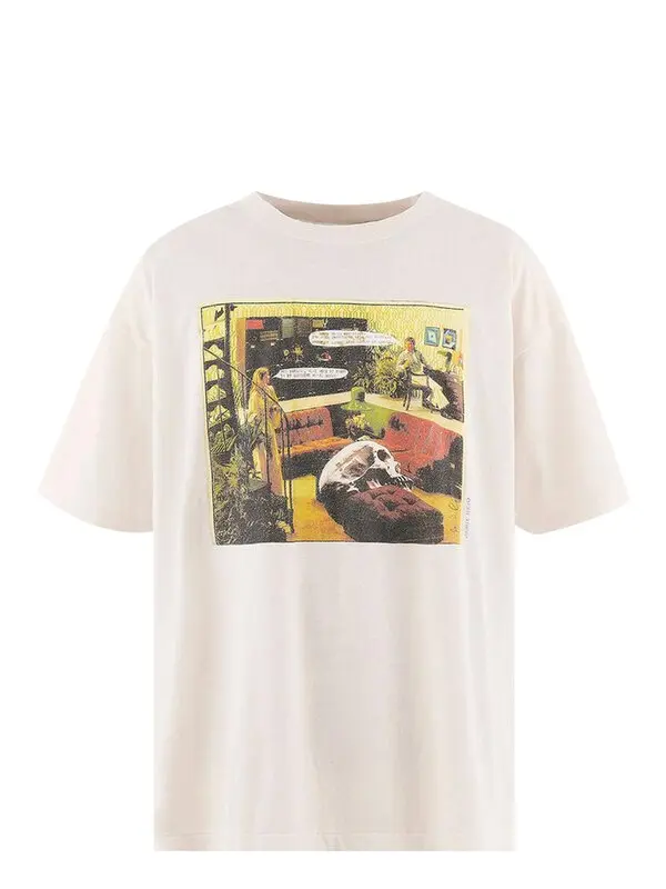 SAINT MXXXXXX X Jamie Reid Graphic Print T-shirt - White